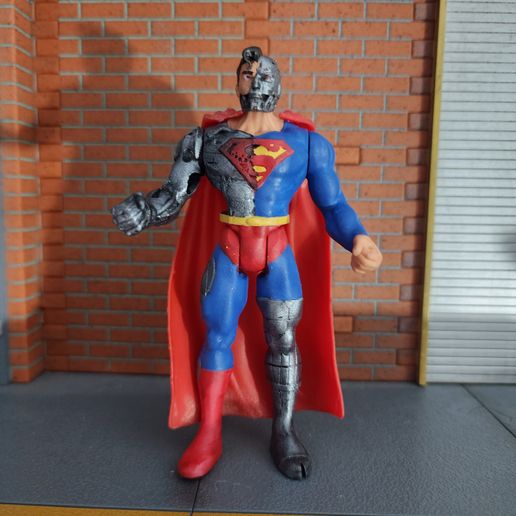 🦸‍♂️ Cyborg Superman MOS Man of Steel figure 1995 - Superpowers super ...