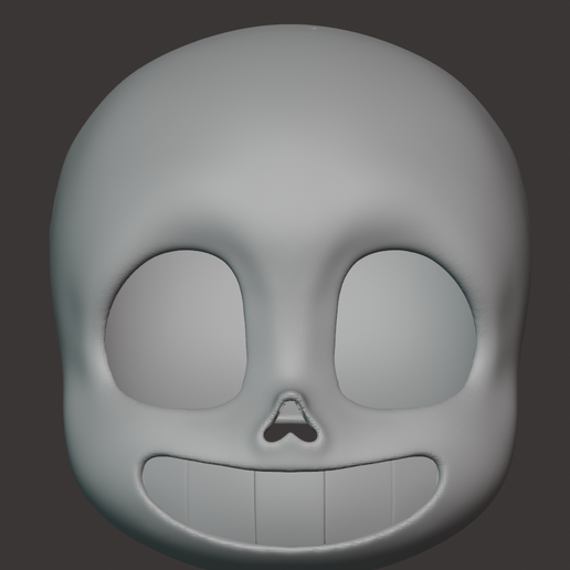 👾 Undertale sans mask・ 3D File for 3D printing・Cults