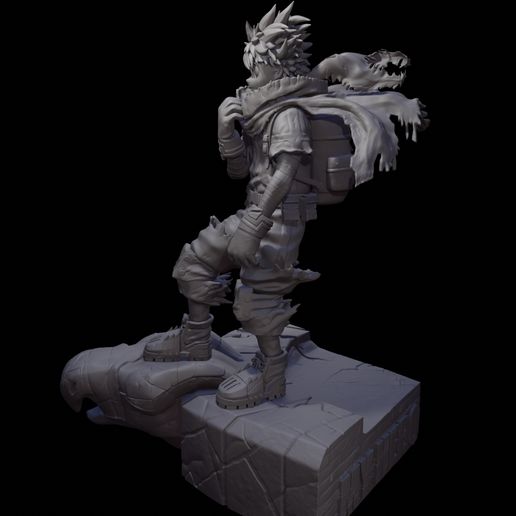 STL file Deku - My Hero Academia 💬 ・Model to download and 3D print・Cults