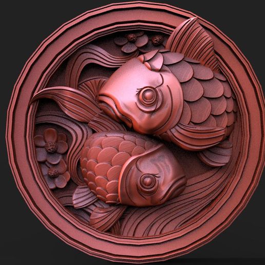 🐠 Fish CNC・ STL File for 3D printing and CNC machining - Laser cutting ...