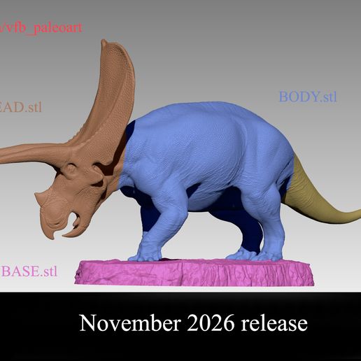 🦖 Torosaurus latus for 3D printing・ 3D File for 3D printing・Cults