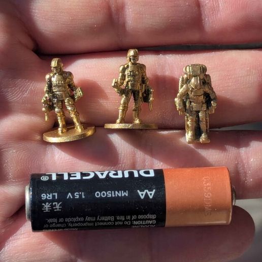🎲 FREE-15mm (1/100th Scale) Waldo Size Ref Figure・Free STL File for 3D ...