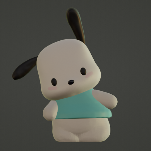 OBJ file Pochacco- sanrio 🗿 ・3D printing idea to download・Cults
