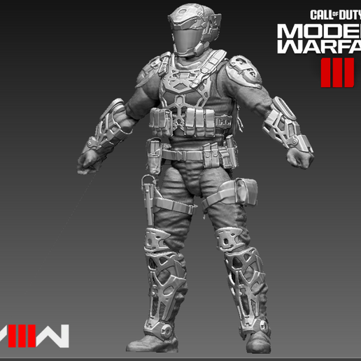 🦸 scorch incite skin armor mw3 , warzone, cod infinite warfare・ 3D File ...