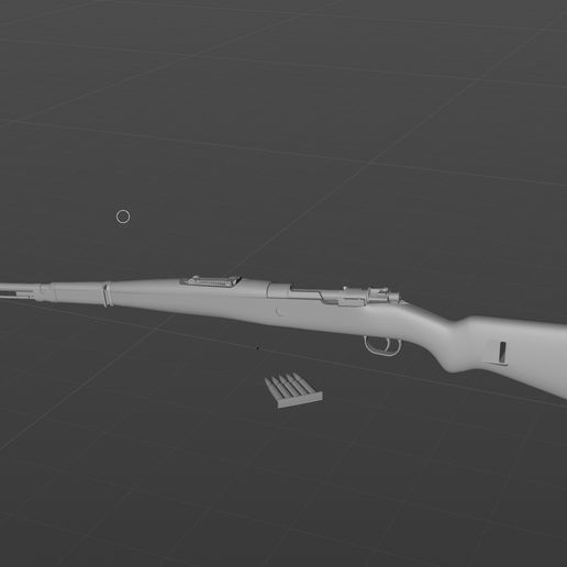 OBJ file Yugoslav M48 rifle digital model material 🗺️ ・3D printer model ...