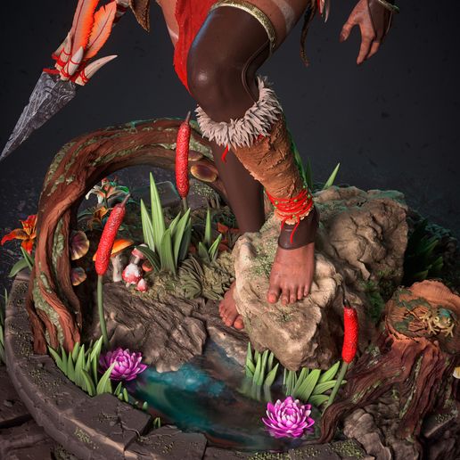 🐆 Nidalee - League of Legends - Fullsize・ 3D File for 3D printing・Cults