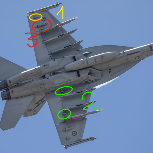 ️ F/A-18 Super Hornet Wings Flaps Actuators・ STL File for 3D printing・Cults