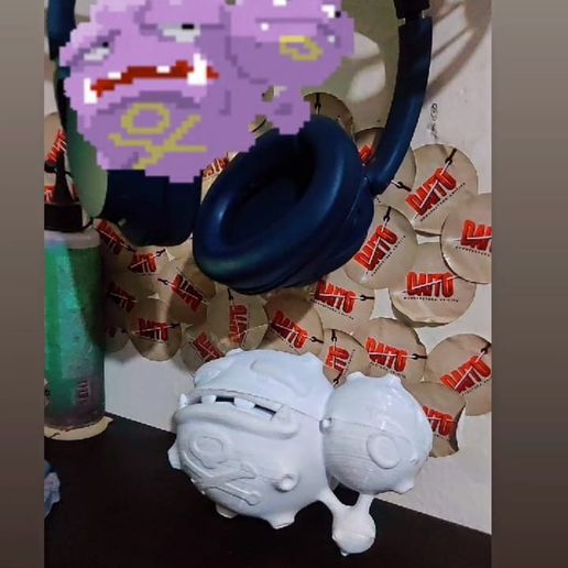 🐉 WEEZING incense burner (INCENSE)・ STL File for 3D printing・Cults