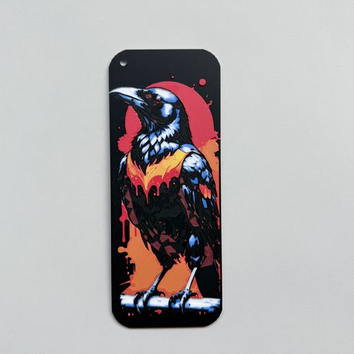 Free 3MF file BookMark_Raven_Hueforge 🔖 ・3D printing idea to download・Cults