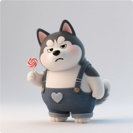 👾 Husky・ STL File for 3D printing・Cults