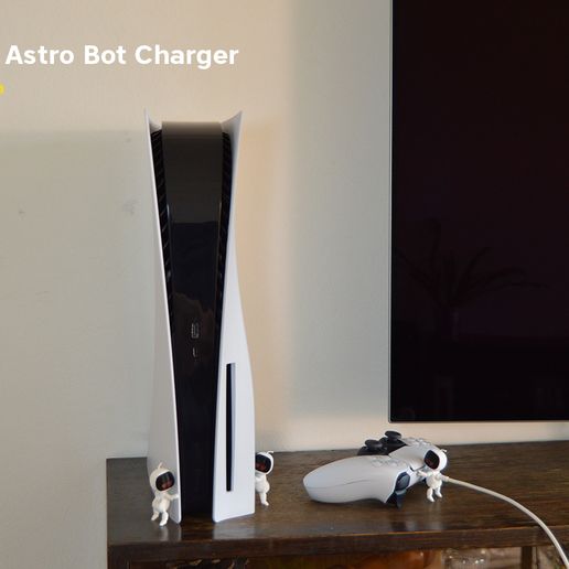 🤖 Astro Bot PS5 Controller Charger・ 3D File for ・Cults