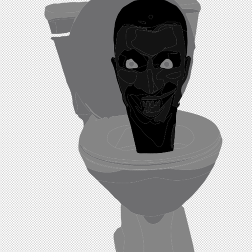 🚽 Black skidibi toilet・Free 3MF File for 3D printing・Cults