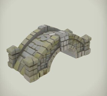 STL file Miniature Stone bridge 🌉 ・3D printer design to download・Cults