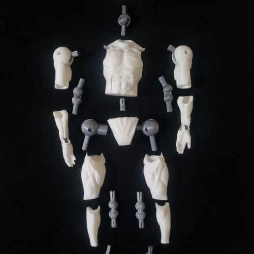 👨 Human Man Action Figure・ 3D File for 3D printing・Cults