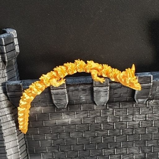 🐉 Flexi Dragon Morpheus of Chateau Alcazar Castle Drake Articulating ...