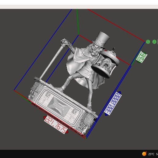 👻 Haunted Mansion The Hatbox Ghost 3D Printable Sculpt 3D print model ...