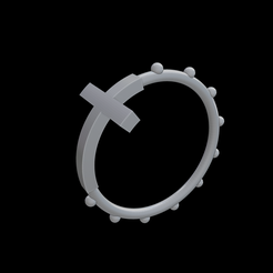 3D printed Denarius Cross • made with ANIYCUBIC PHOTON MONO 4K・Cults