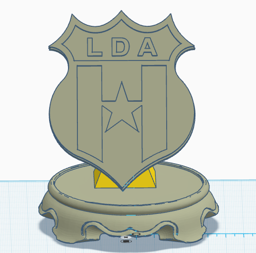 🛡️ 3D LDA shield・ STL File for 3D printing・Cults