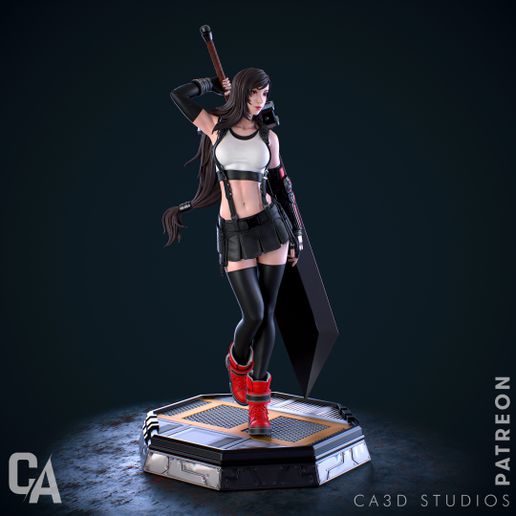 🎨 Tifa Lockhart 3D Print・ STL File for 3D printing・Cults