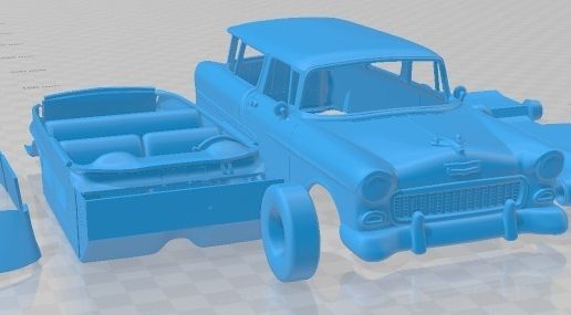 🚙 Chevrolet Nomad Wagon 1955 Printable Car・ 3D File for 3D printing・Cults
