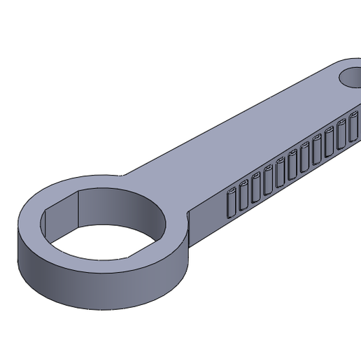 🔧 Faucet wrench M28x1・Free STL File for 3D printing・Cults