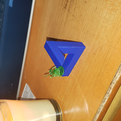 3D print Paradox Illusions Design - Penrose triangle・Cults