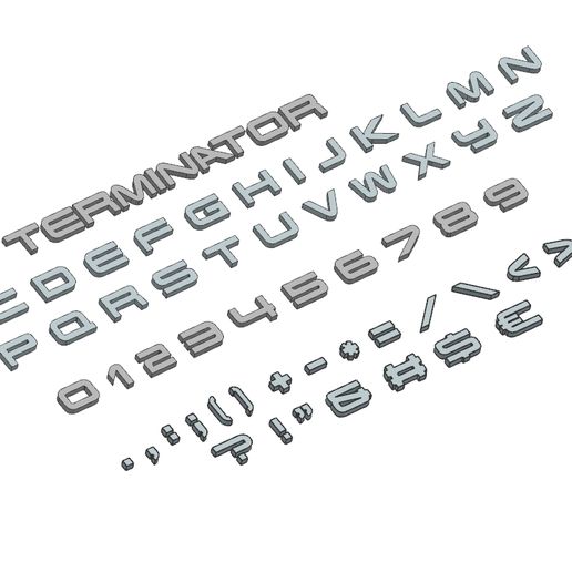 terminator t numbers