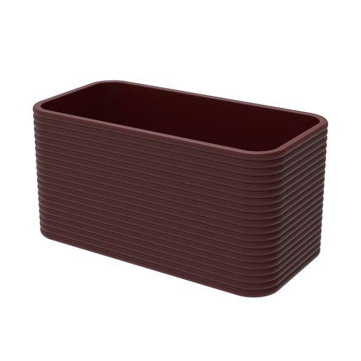 🏺 Rectangular Finned Vase - Pot - Pencil holder or planter・ STL File ...