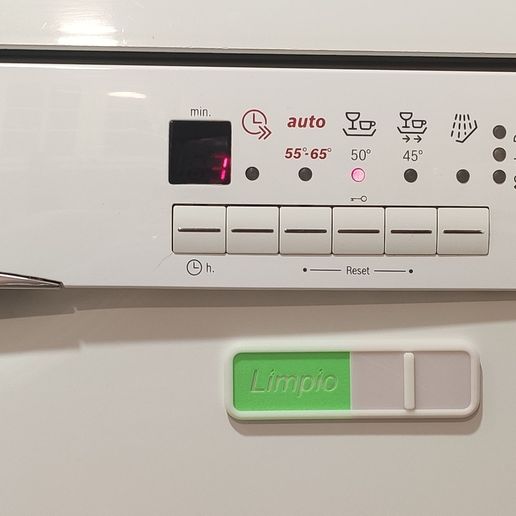 🍽️ Dishwasher status sign in seven languages・ STL File for 3D printing ...