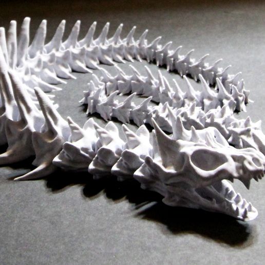 🐍 Articulated snake skeleton・3D Print with the Creality CR10v2 3D ...