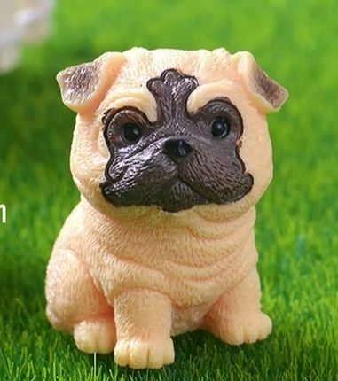 STL file Pug Miniature Figurine 🐶 ・3D printer model to download・Cults