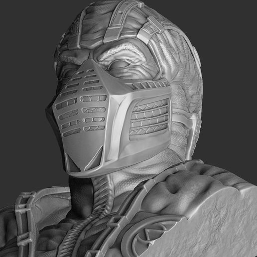 STL file Sub-Zero bust for 3D printing STL 👤 ・3D printing idea to ...