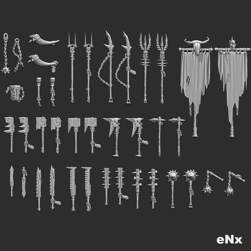 orc weapons under