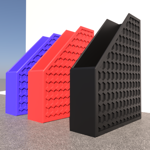 STL file File holder for desk 📁 ・3D printer design to download・Cults