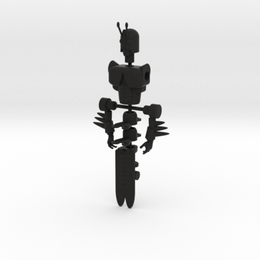 🐛 Galactic Assassin Micronauts Figure・ STL File for 3D printing・Cults