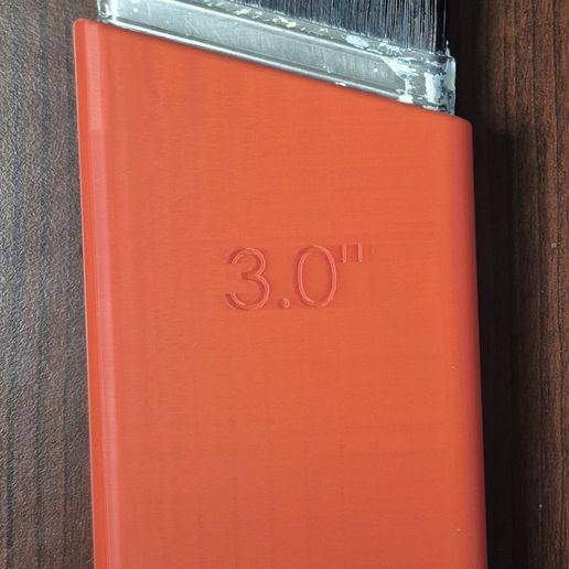 🎨 3" Angular Sash Paint Brush Cover・ 3MF File for 3D printing・Cults