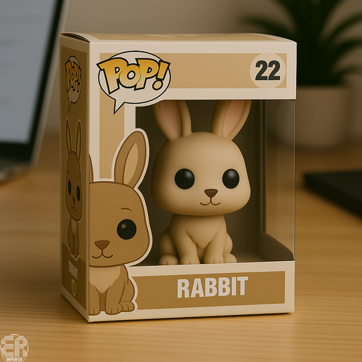 Rabbit - Animals Pop Collection 🧊 ・ 3D File for 3D printing・Cults