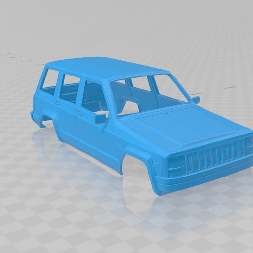 3D file Jeep Cherokee XJ 2000 - Body Car STL Model 🚗 ・3D print object ...