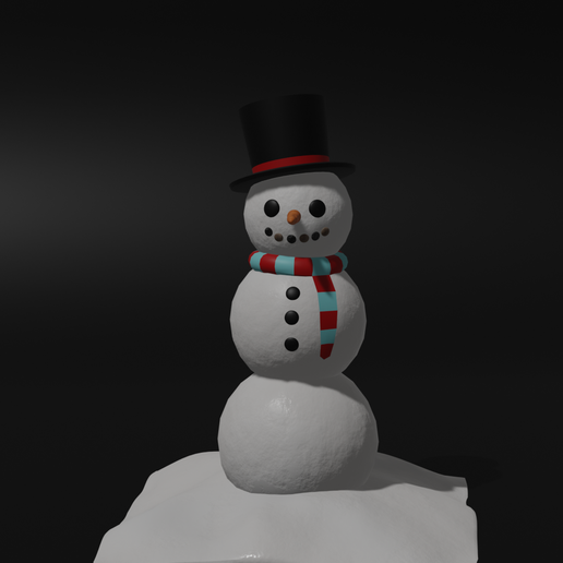Free STL file Snowman ☃️ ・3D printable design to download・Cults