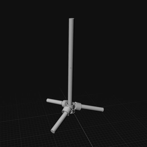 👾 Homemade tripod for 20mm PVC pipe・Archivo STL para Impresión 3D・Cults