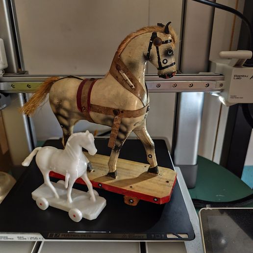 Free STL file Wooden horse, scanner 🪵 ・3D printable design to download ...