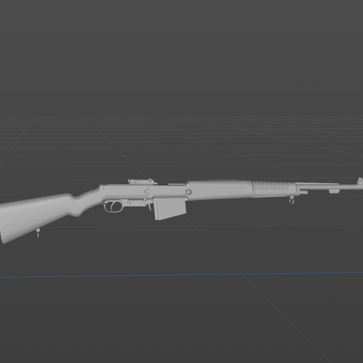 OBJ file Czech ZH-29 rifle digital model material 🗺️ ・3D print object ...