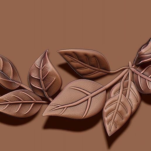 3D file tree leaves 🌳 ・3D printing template to download・Cults