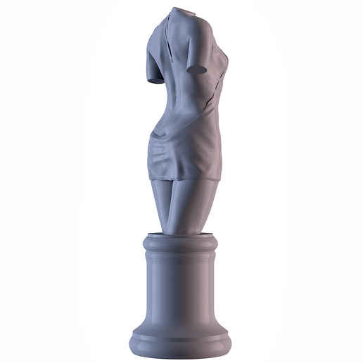 👩 Woman Torso・ STL File for ・Cults