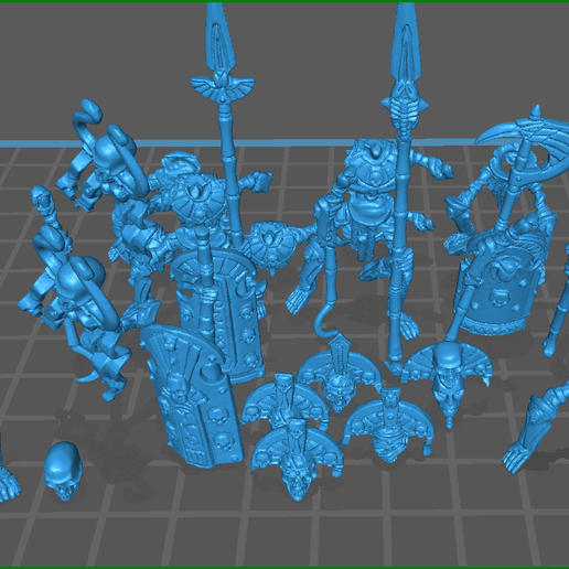 3D file Old Fantasy Ancient Dynastic Undead - Mounted Snake Riders 👴 ...