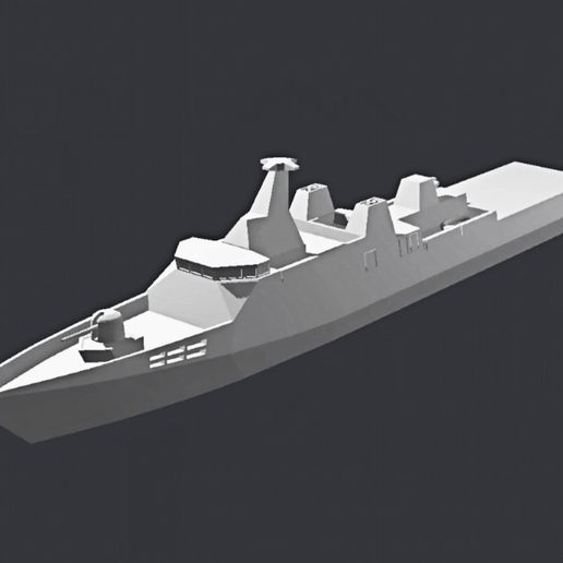 🇫🇷 Kri diponegoro sigma class Corvette・ STL File for 3D printing・Cults