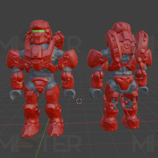 😇 Halo Mega Construx Full Figures H5 WARZONE Custom Team Pack・ 3D File ...