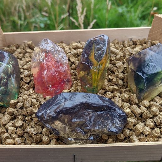 🐉 Pokemon Evolution Stones (Gen1)・ STL File for ・Cults