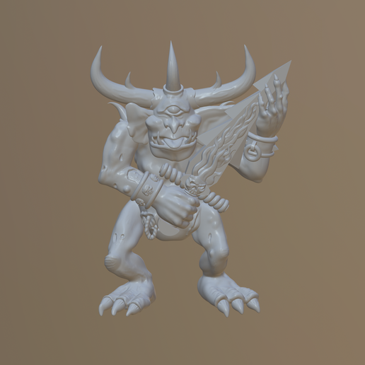 🎲 Chaos Demon of decay・Free 3D File for 3D printing・Cults