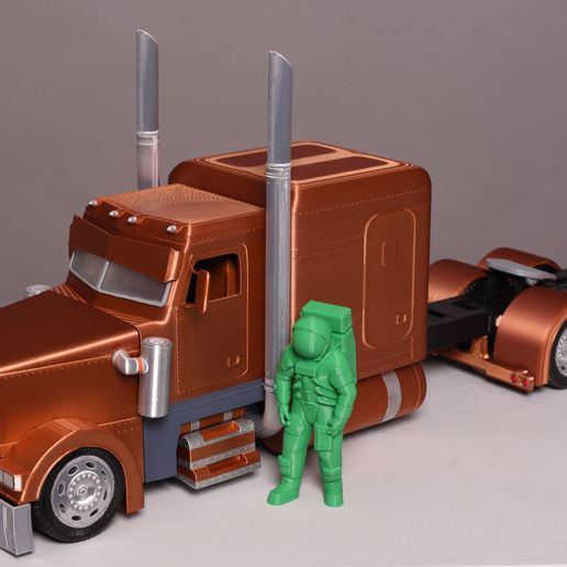 🚚 American heavy truck Peterbilt custom Model Printing File STL for 3D ...